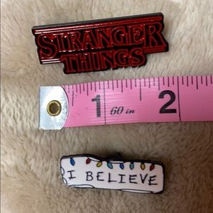 Jewelry | Stranger Things Pin Set | Poshmark